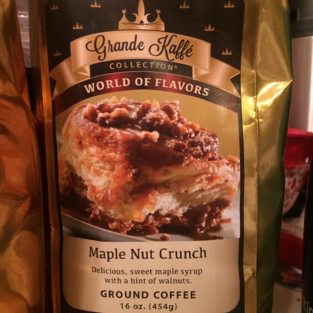 Grande Kaffe World of Flavors Maple Nut Crunch coffee review – Sheepie ...